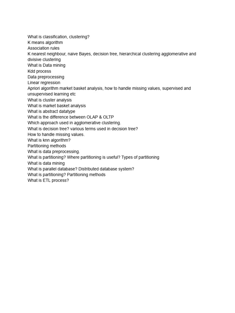 ADBMS Viva Questions | PDF