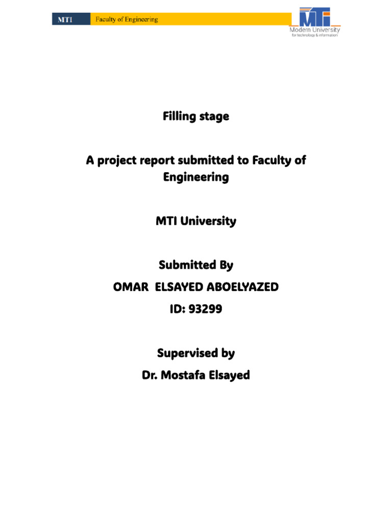 Filling Process Automation Report | PDF | Switch | Flow Measurement