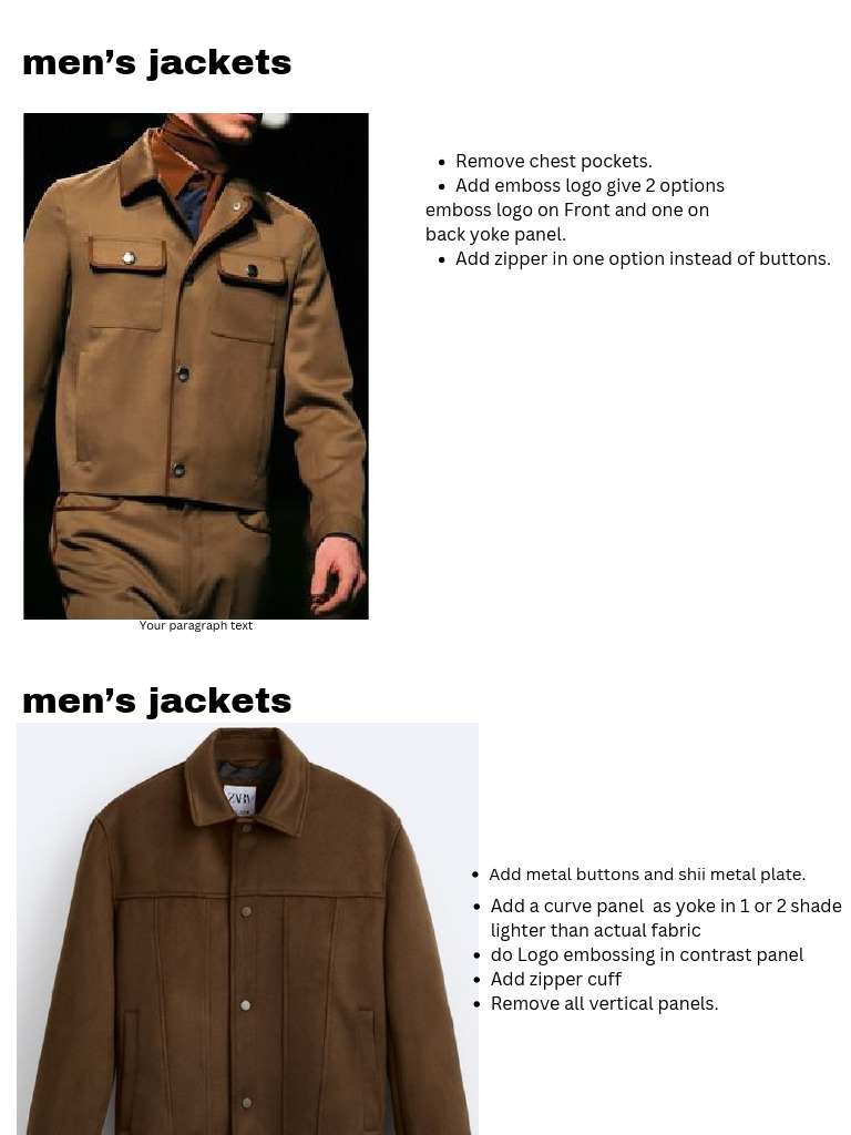 Men's Leather Jacket | PDF