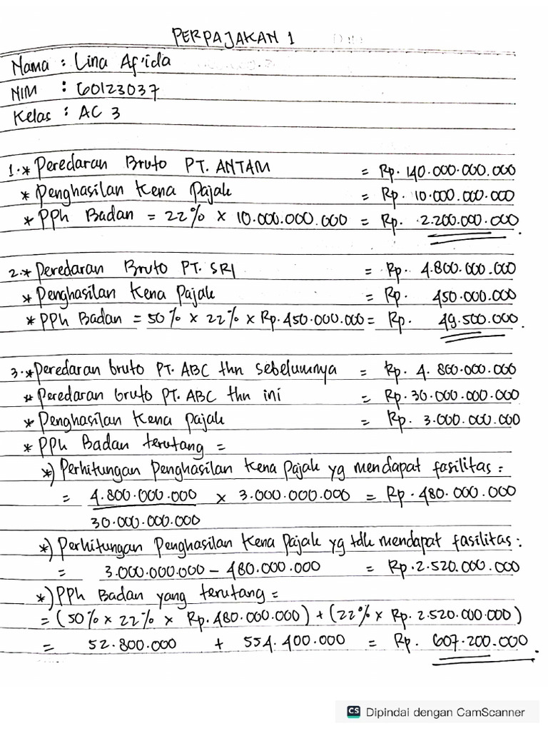 Perpajakan 1-Lina Af'Ida | PDF