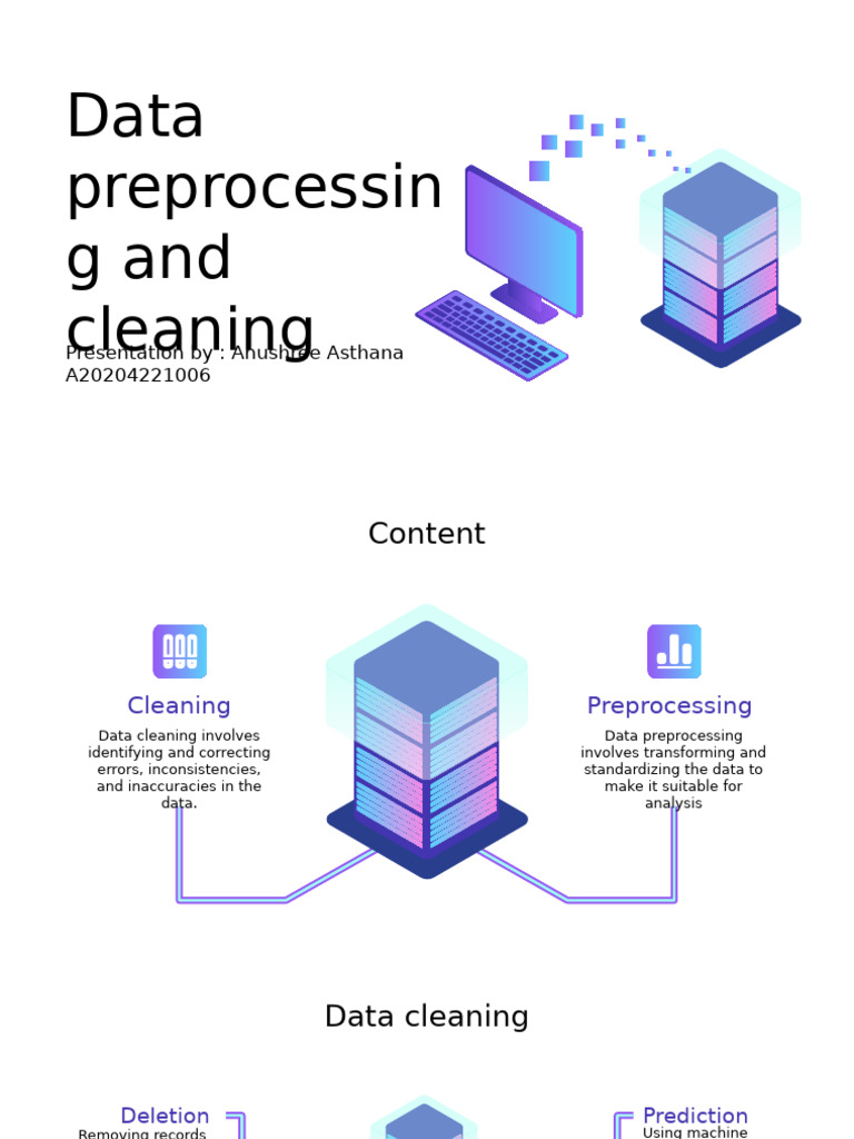 Data Cleaning and Preprocessing Guide | PDF | Data | Data Analysis