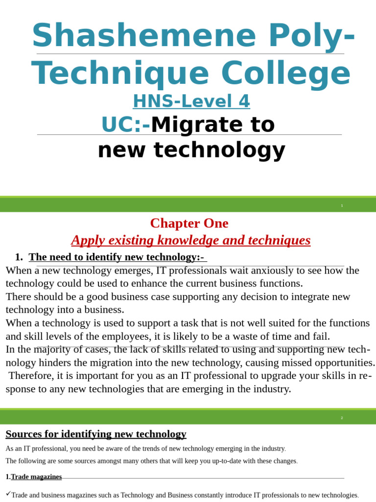 Migrate To New technologyONE | PDF | Usability | Evaluation