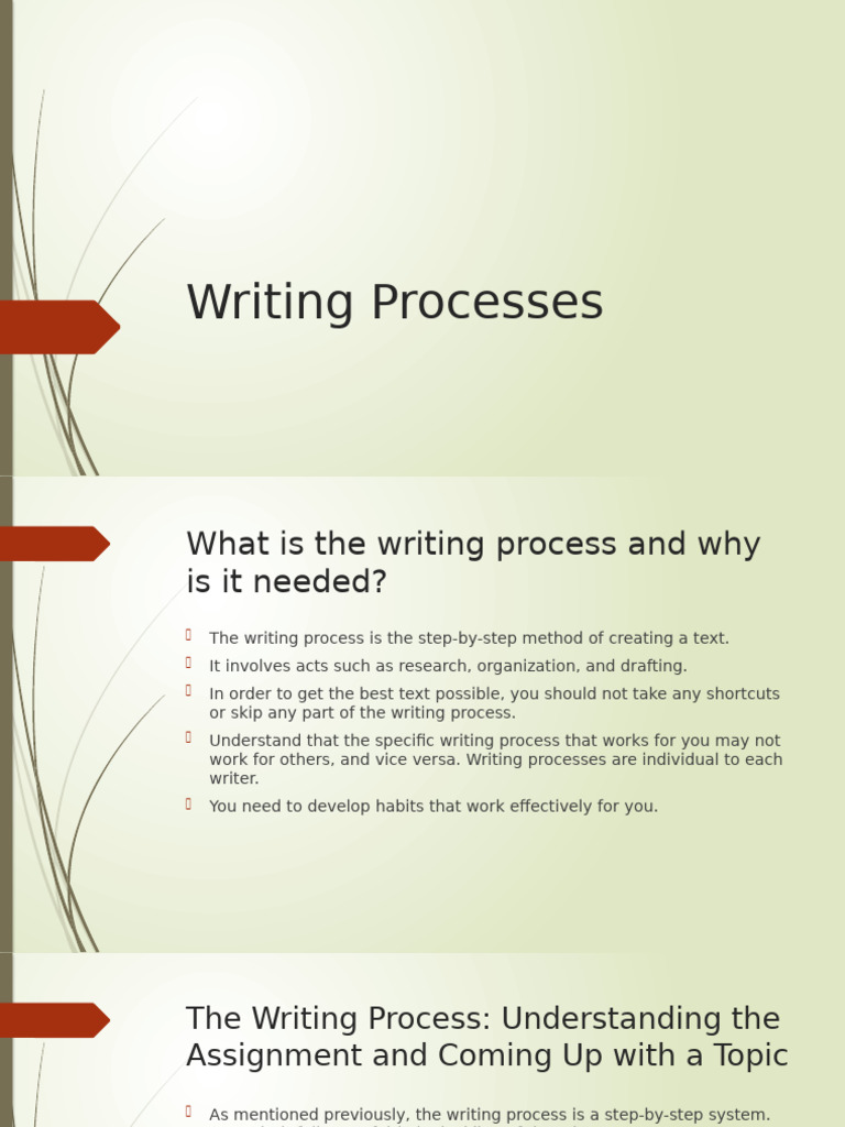 Essential Steps in the Writing Process | PDF | Essays | Rhetoric
