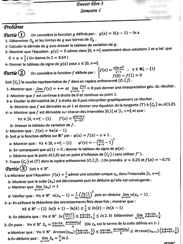 Devoir Libre Numero 3 | PDF