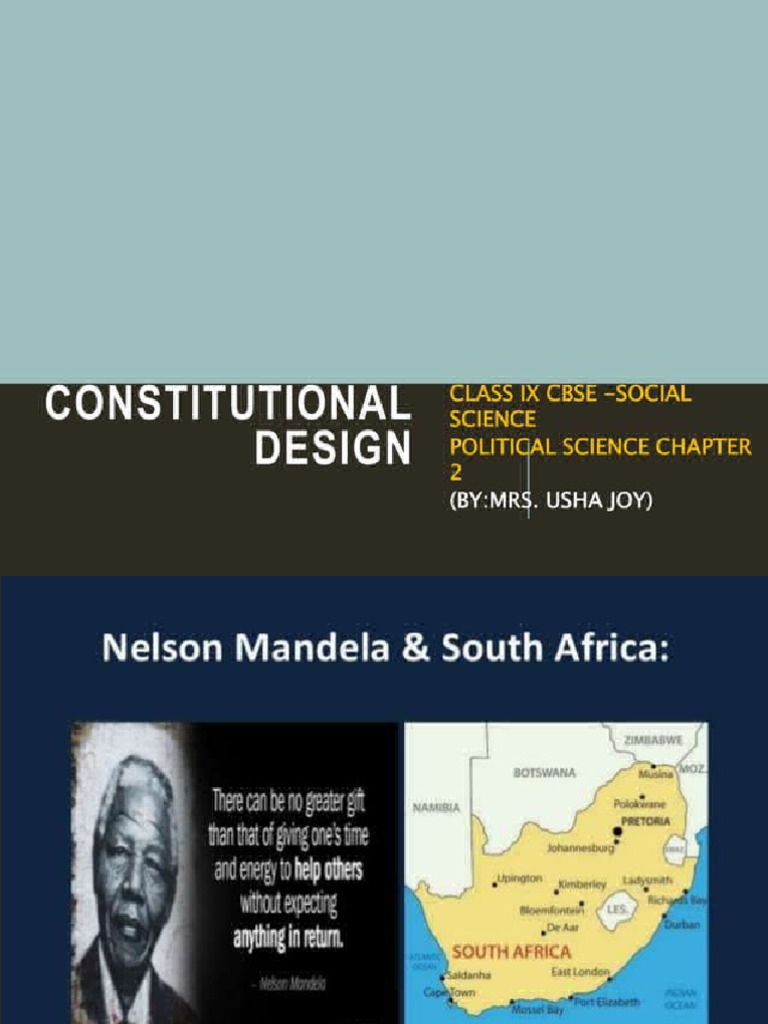 Constitutional - Design Notes | PDF