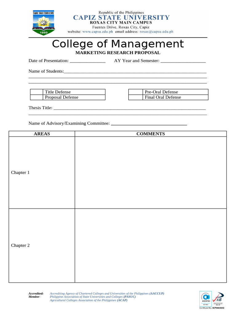 COMMENT SHEET REVISED FORM For Manuscript Undergrad | PDF