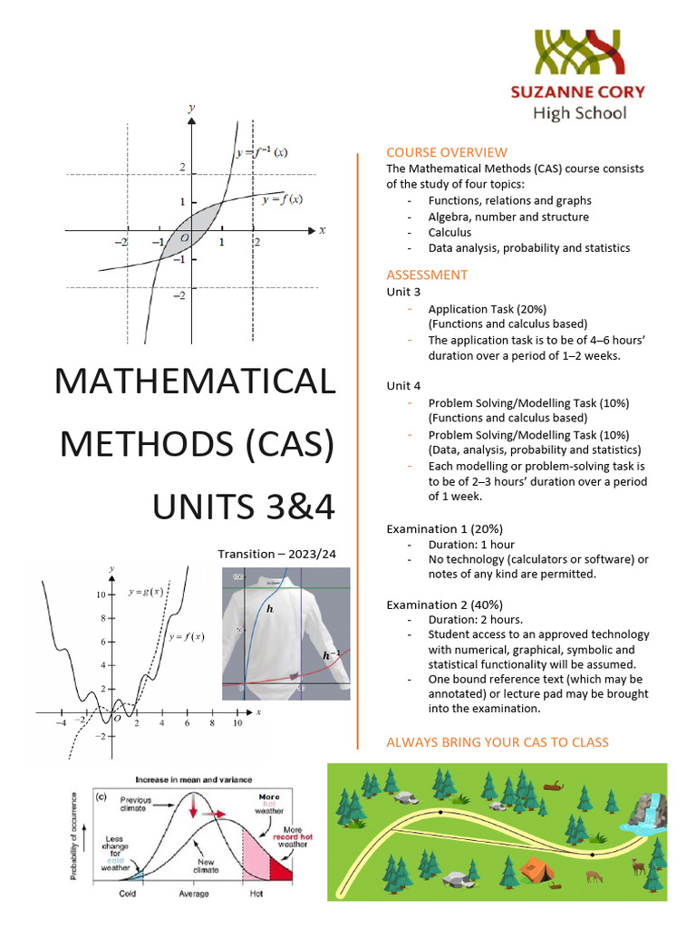 VCE Methods Units 3-4 Notes CAS (2023 Study Design) | PDF | Function ...
