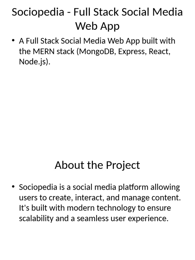 Sociopedia Presentation | PDF