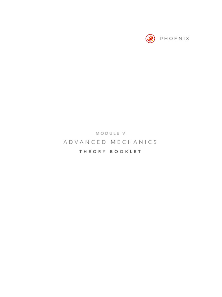 PhysMod5 - Theory Booklet Sample | PDF | Force | Acceleration