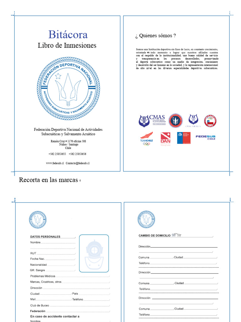 bit-cora-2016-fedesub | PDF | Buceo bajo el agua