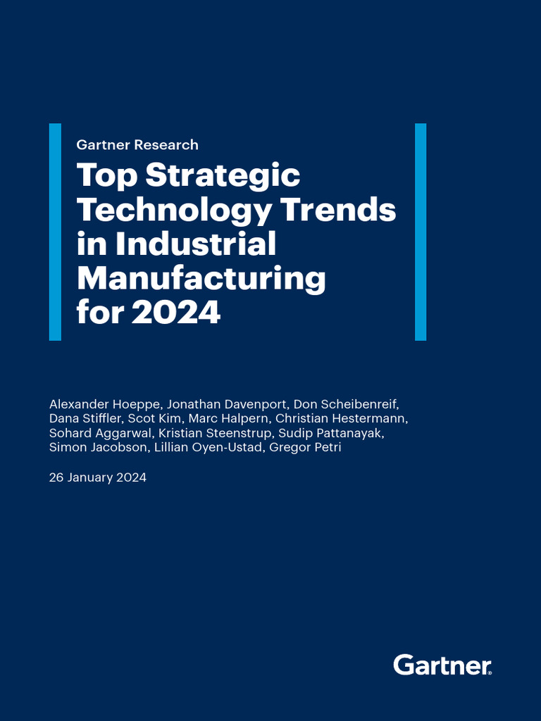 2024 Industrial Manufacturing Tech Trends | PDF | Cloud Computing ...