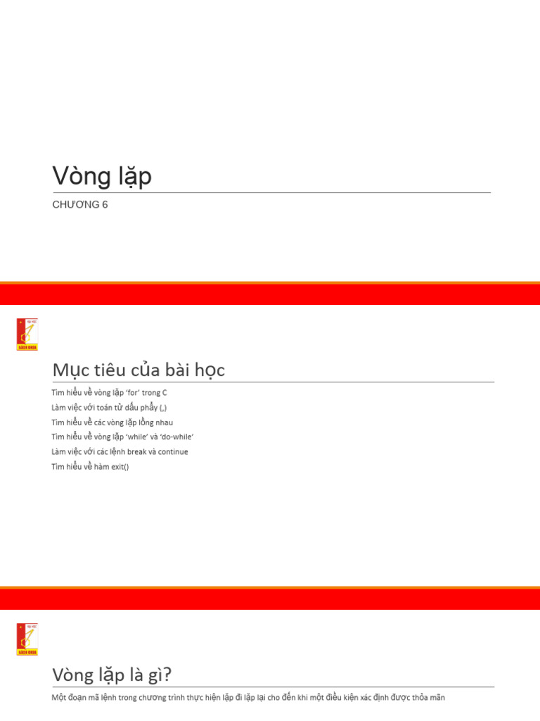 Session 06 VongLap.ppt | PDF