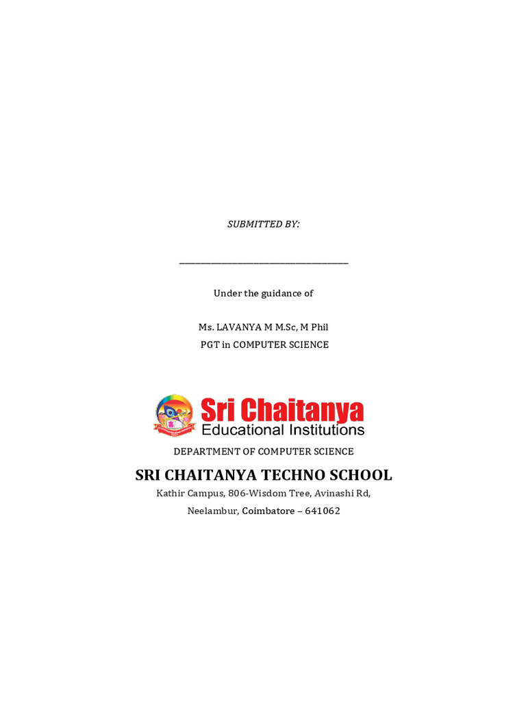 sample CS_PROJECT (2025) | PDF | Library (Computing) | Databases