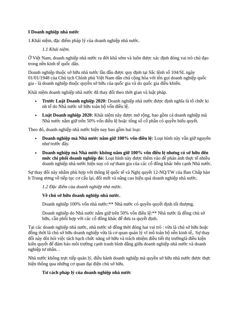 LKT- DN nhà nước | PDF