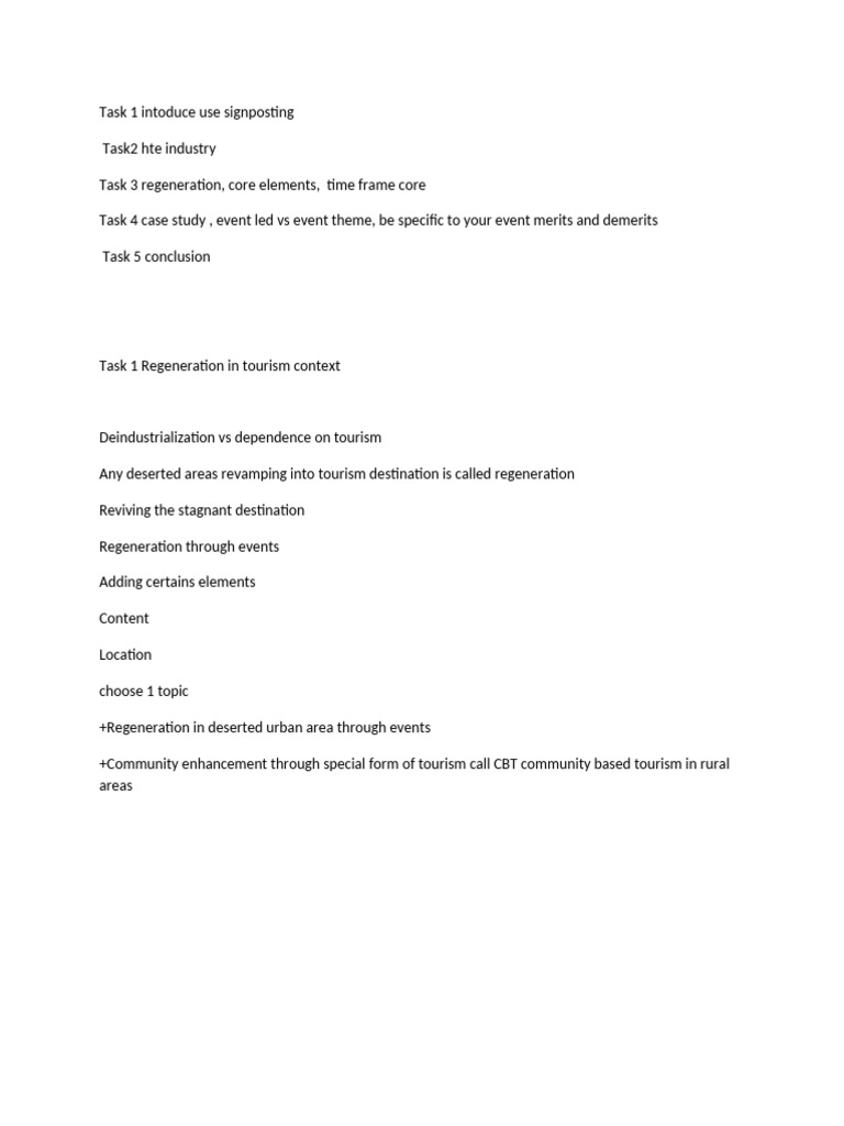 Task 1 Intoduce Use Signposting | PDF