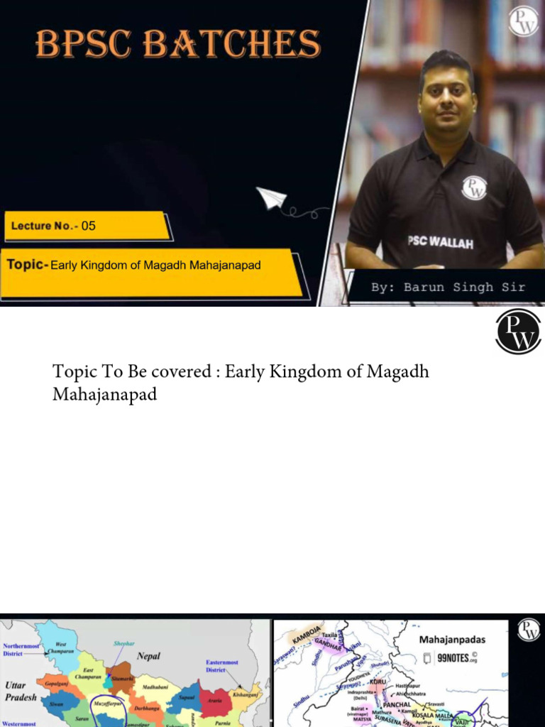 Bihar Special 05 Class Notes 70th BPSC 661d67836e77aa001866d9c7 | PDF