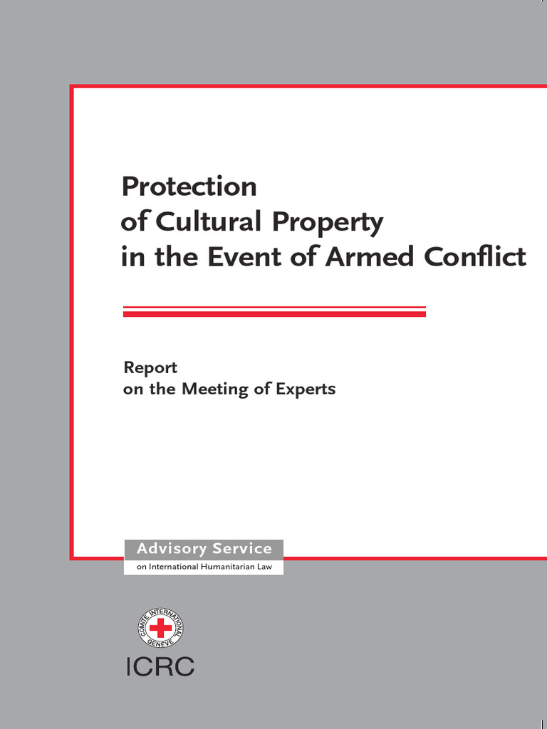 Cultural Property Protection in Conflict | PDF | International ...