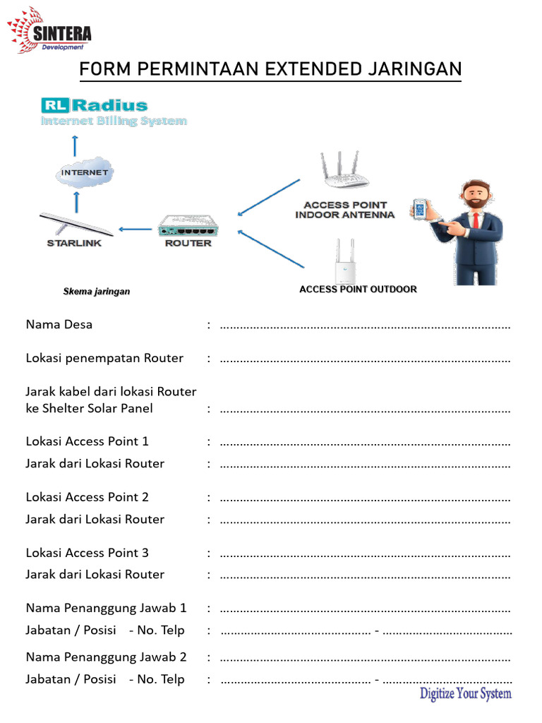 Form Permintaan Jaringan Internet Desa | PDF