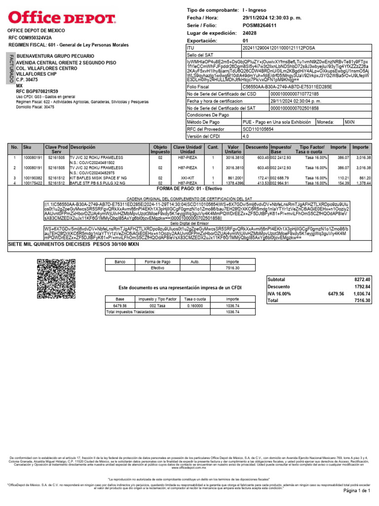 Factura Electronica | PDF