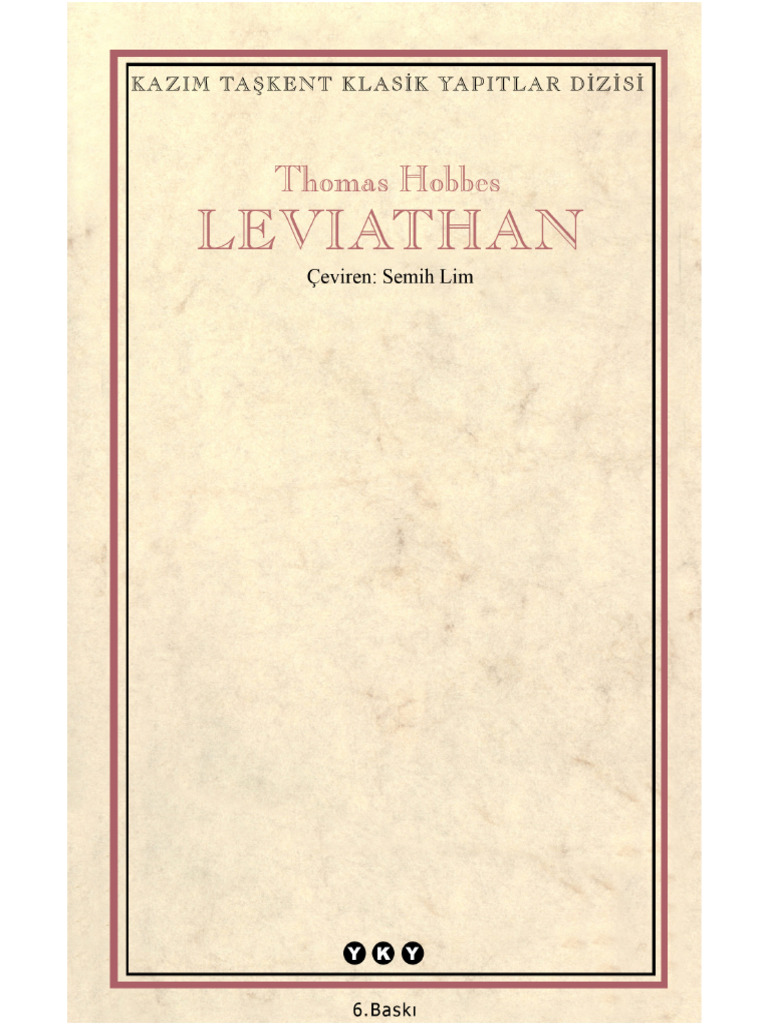 Thomas Hobbes Leviathan Pdf