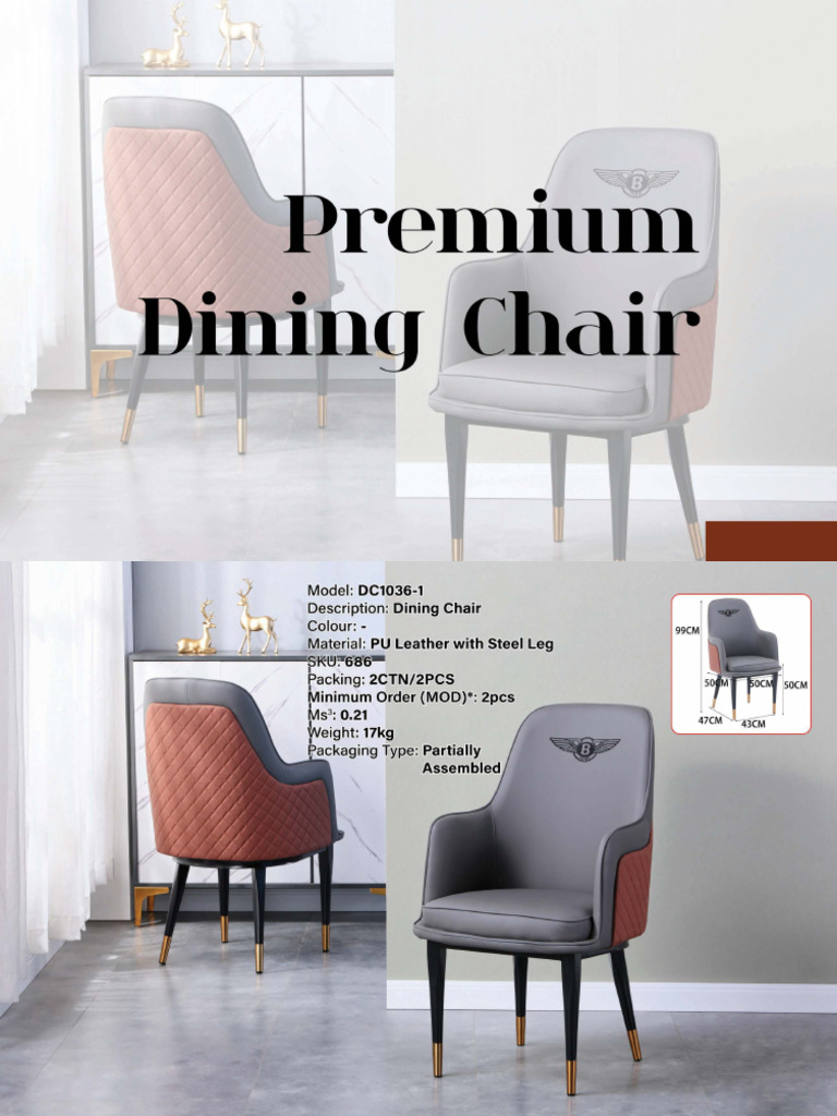 2 - Premium Dining Chair | PDF