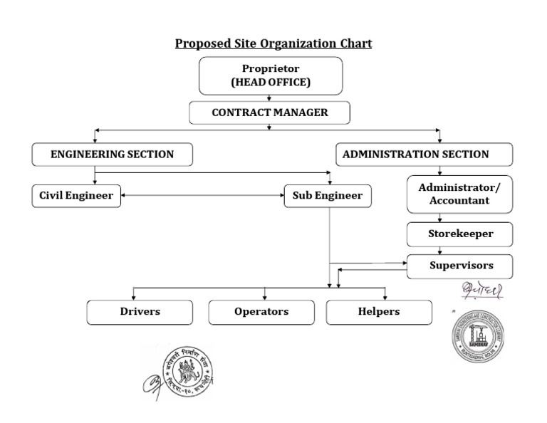 Accountant Site Organization Chart | PDF