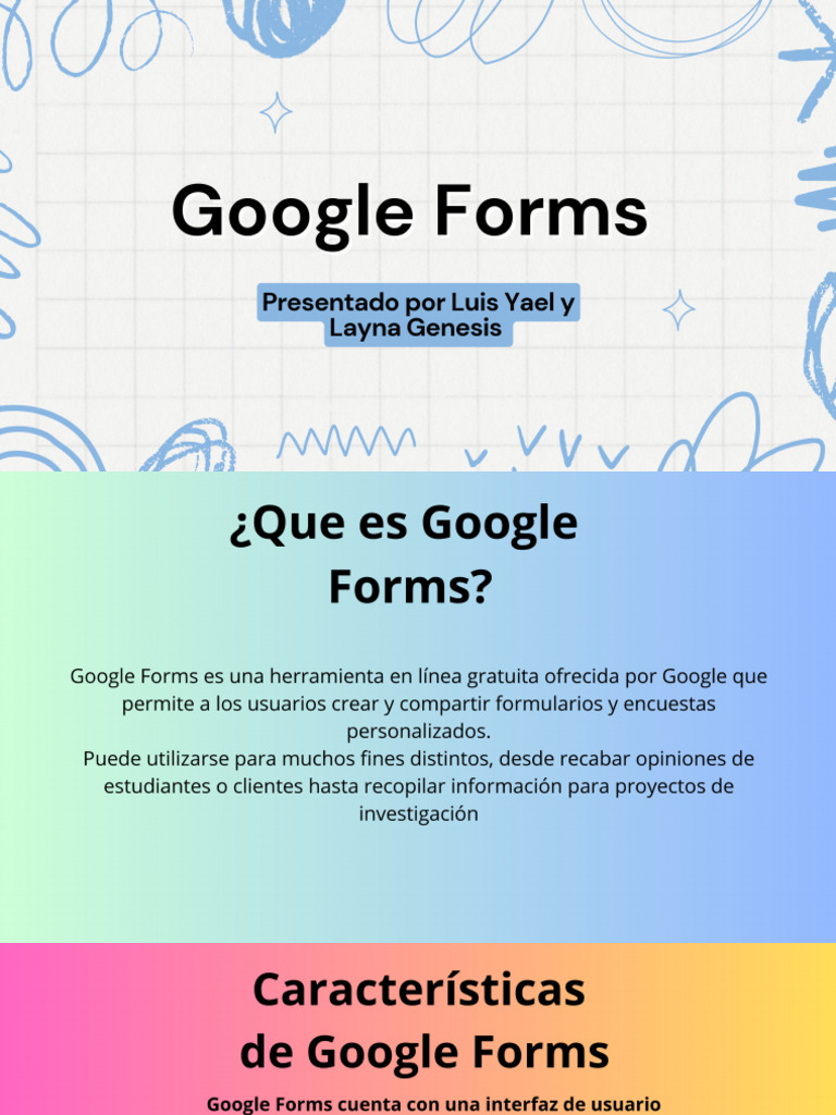 Google Forms (Presentación) | PDF