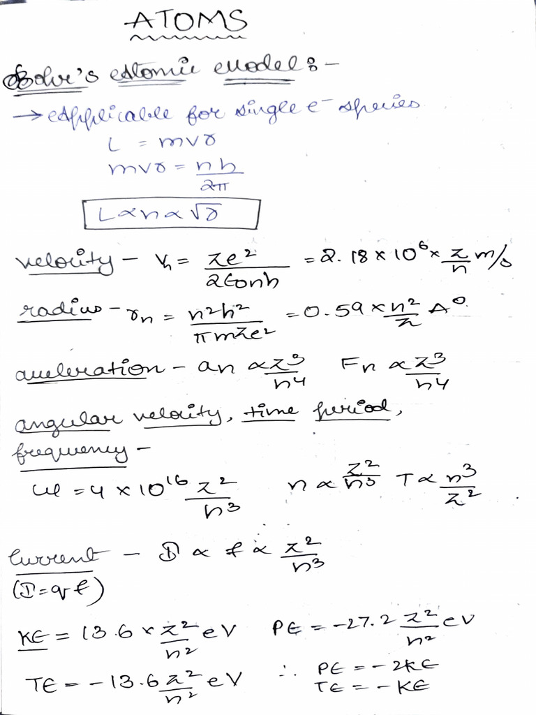 Physics - Short Notes | PDF