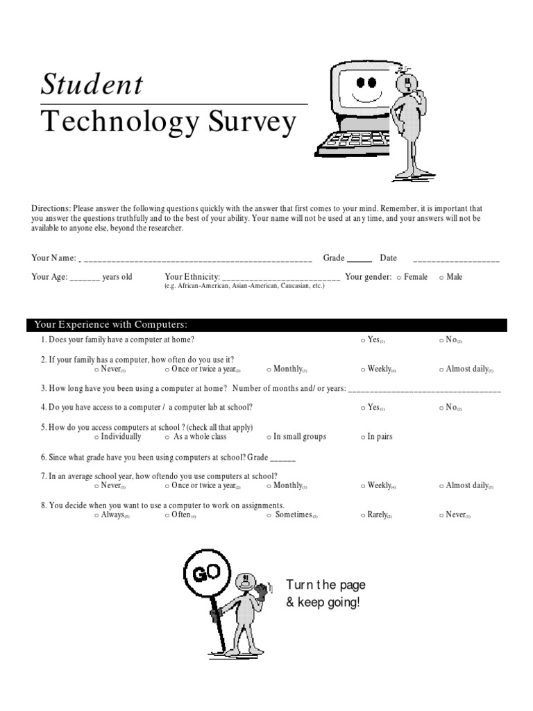 Student Technology Survey | Survey Methodology | Software