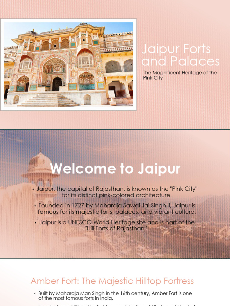 Jaipur's Majestic Forts and Palaces | PDF