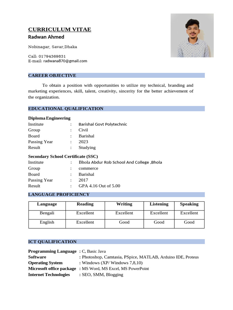 Radwan CV | PDF