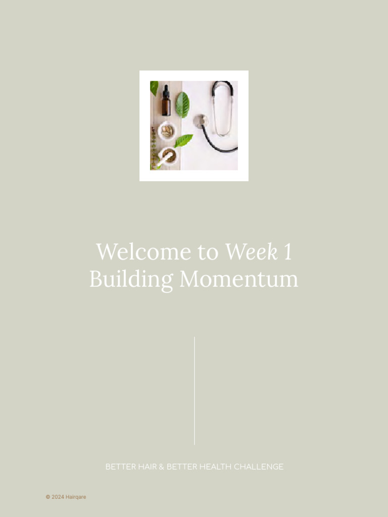 WORKBOOK - 14-Day Better Hair Challenge - (2024) | PDF | Shampoo | Hair Care