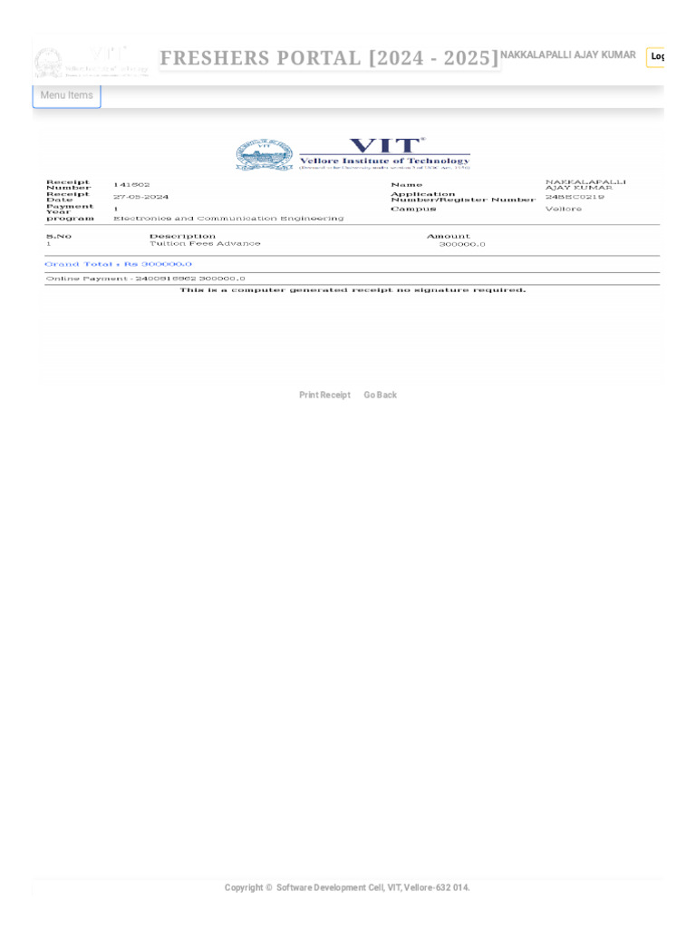 Freshers Portal | PDF