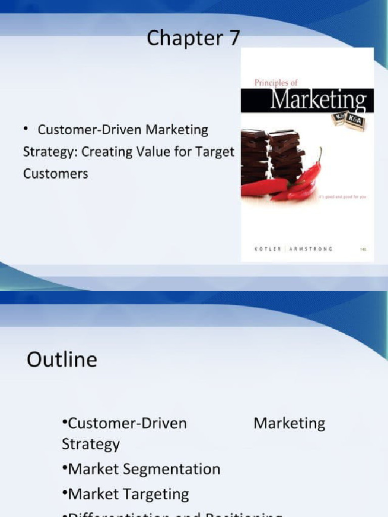 CH 7 Consumer Driven Marketing Strategies | PDF