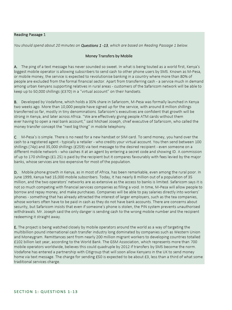 Reading MT - rp1 (2) | PDF | Service Industries | Telecommunications