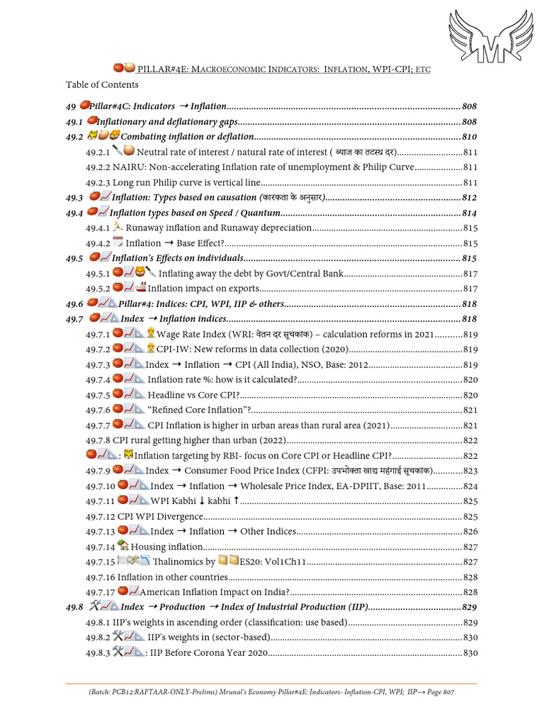 Inflation Cpi Wpi Iip Pdf Cost Of Living Inflation