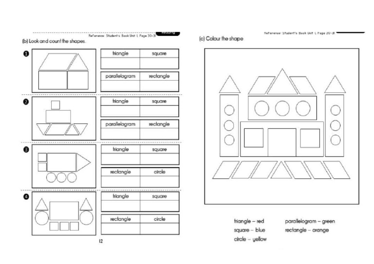 english year 1 shape | PDF