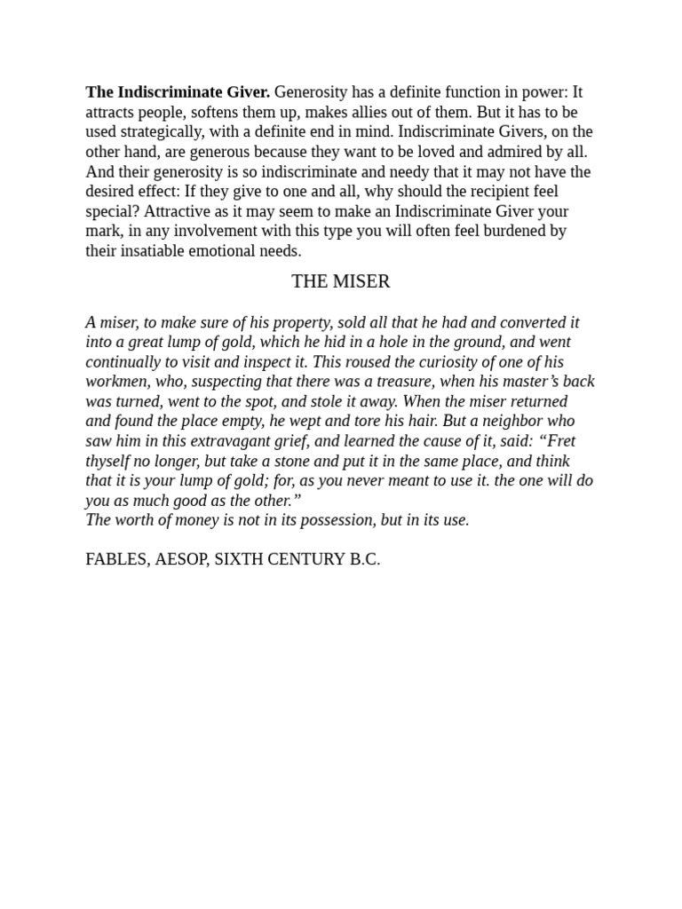 The Power of Strategic Generosity | PDF