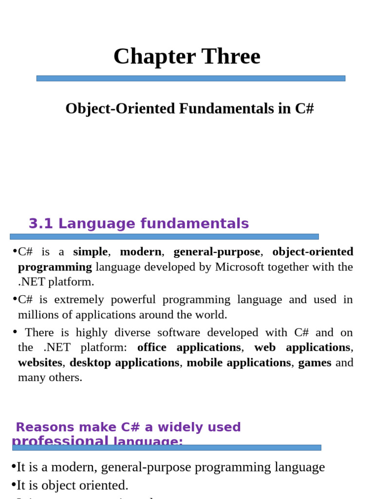 Ch 3 | PDF | Method (Computer Programming) | Class (Computer Programming)