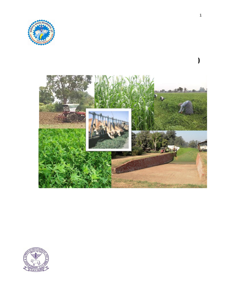 2 Manual LPM Unit 2 (Fodder Prod) | PDF | Plough | Tillage