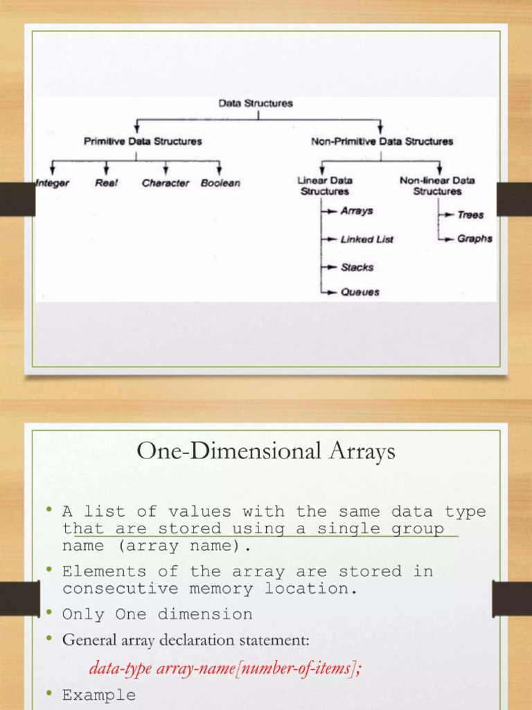 Lec 1 1D Array | PDF