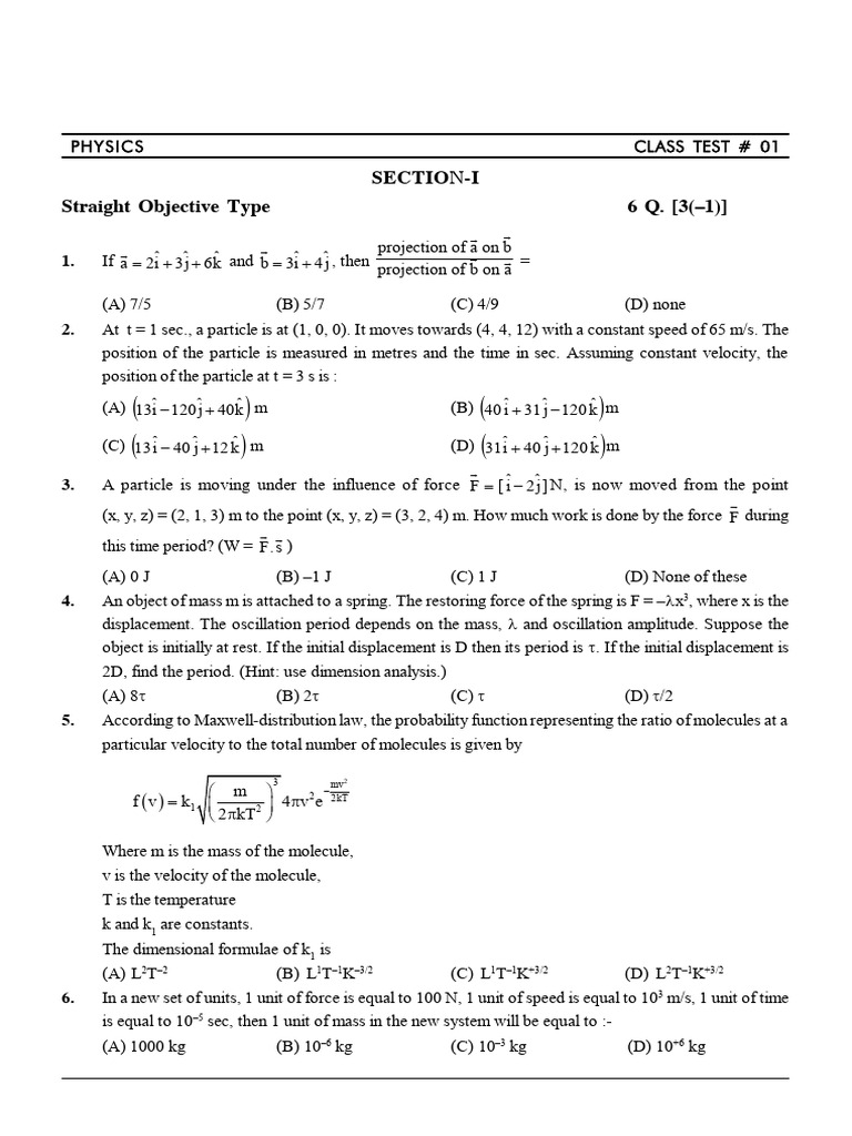 1 Vectors | PDF | Acceleration | Velocity