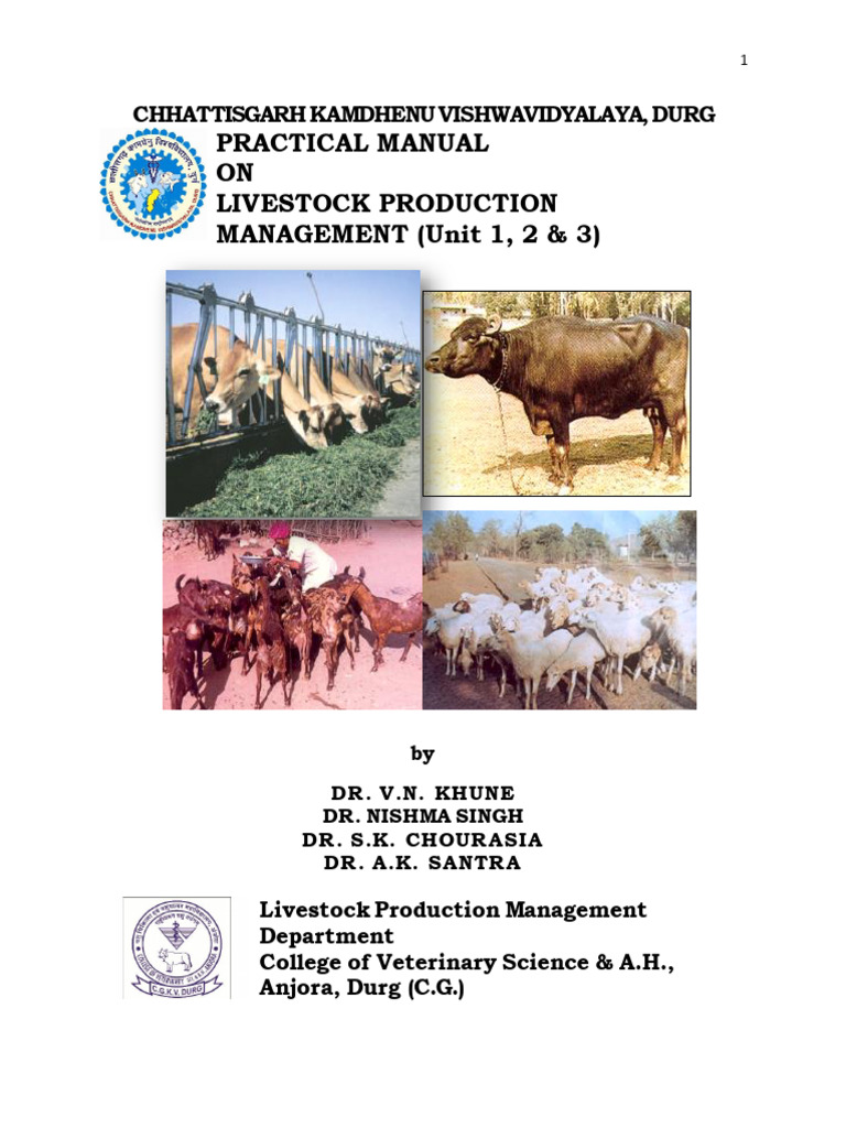 1 Manual LPM Unit 1,2 & 3 (Gen LPM) | PDF | Tooth | Livestock