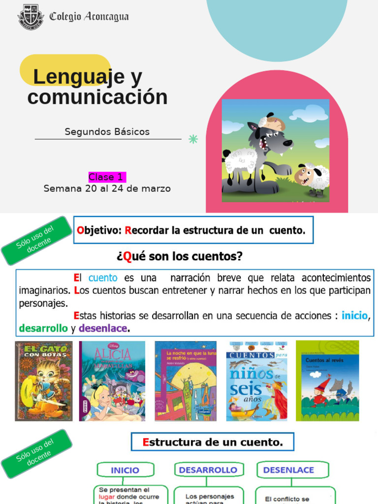 Clase 1 Lenguaje, Tercera Semana | PDF
