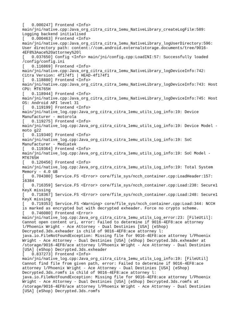 Citra Log.txt.Old | PDF | Encryption | Computer Architecture