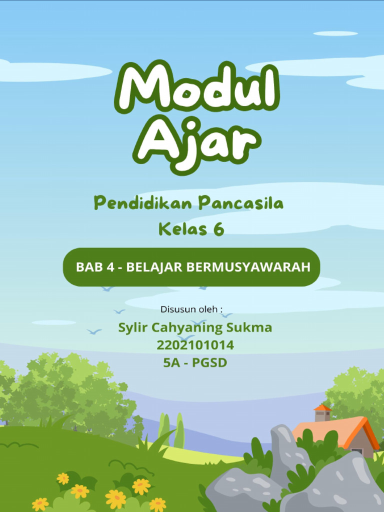 5a - 014 - Sylir Cahyaning Sukma - Modul Ajar Pend. Pancasila - Uas | PDF