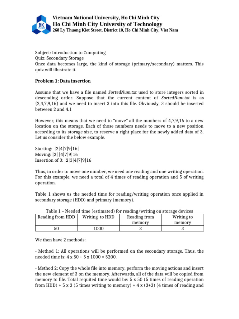 SecondaryStorage en | PDF | Computer Data Storage | Algorithms And Data Structures