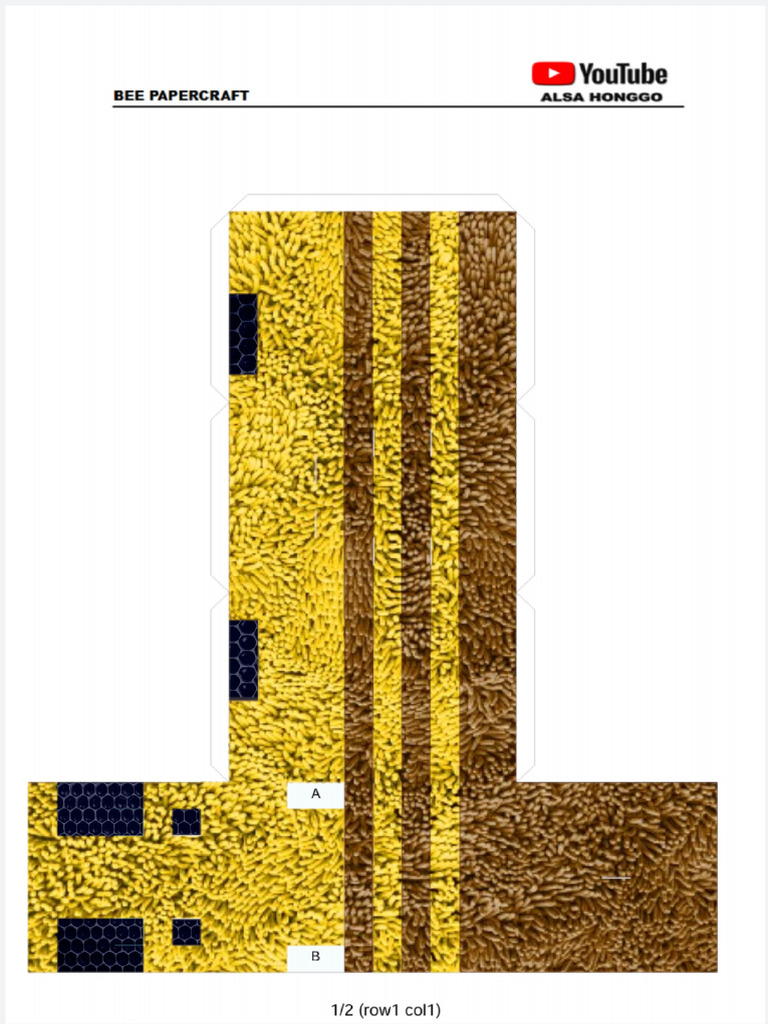 minecraft-bee-remake-paper-crafts | PDF