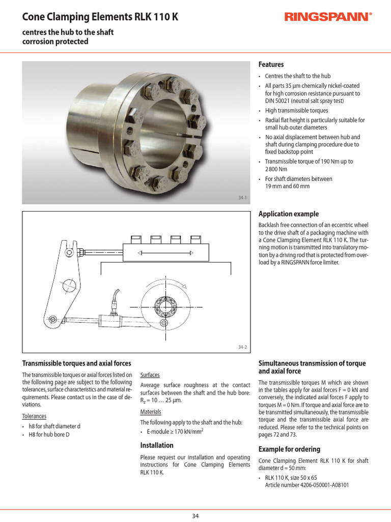Datasheet-RLK-110-K-1235 | PDF | Mechanical Engineering