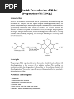 Ni DMG Solution Preparation | PDF | Filtration | Ammonia